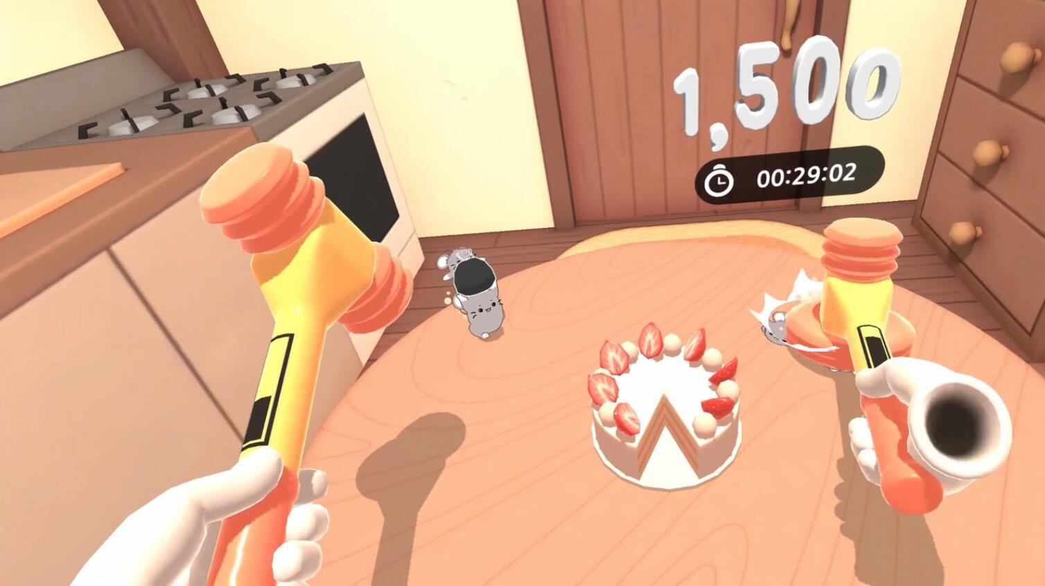 Oculus Quest 游戏《Cake Mouse》打老鼠 – VR开心魔趣网