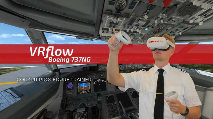 Oculus Quest 游戏《VRflow B737NG》飞行模拟 空客B737N – VR魔趣网
