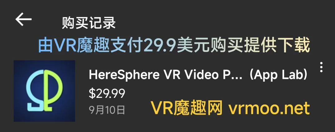 Meta Quest 游戏《H视频VR播放器》HereSphere VR Video Player – VR魔趣网