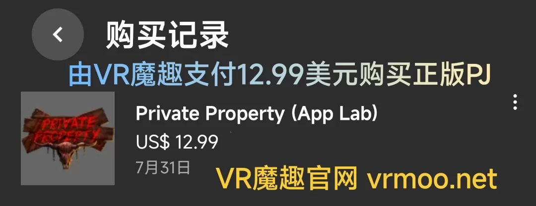 Oculus Quest 游戏《私人财产》Private Property – VR魔趣网